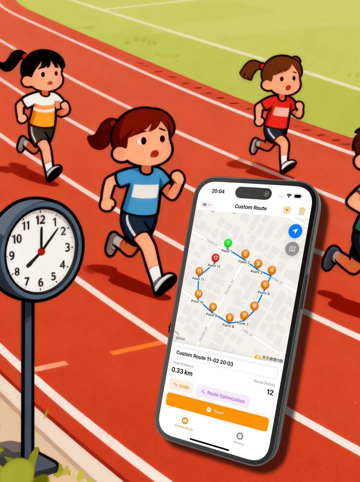 NoRun — Fake Run Map & Run Route Creator